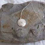 Silver Taurus Pendant: The Constellation Of Taurus On A Textured ...